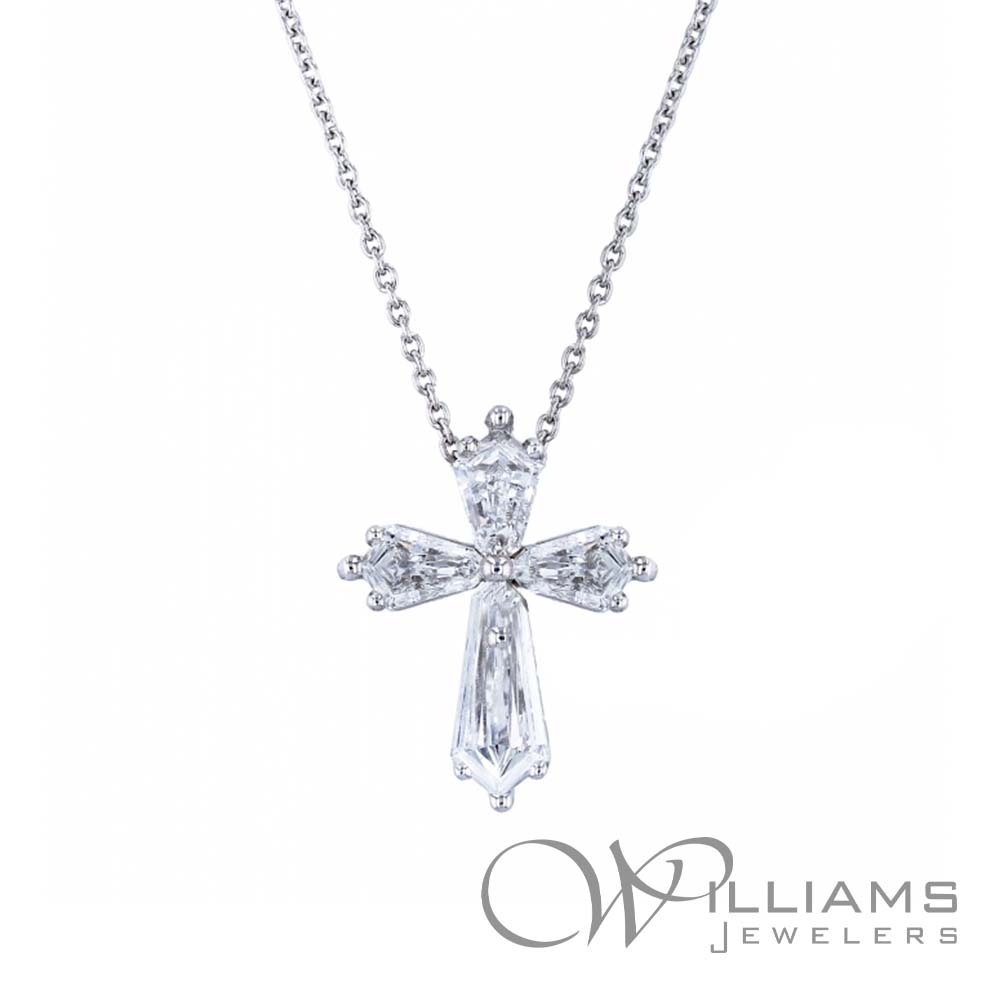 Williams Signature Platinum Diamond Necklace – Williams Jewelers